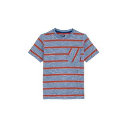 WE Fashion T-Shirt Jungen Gr&ouml;&szlig;e 122/128 saphir / cranberry