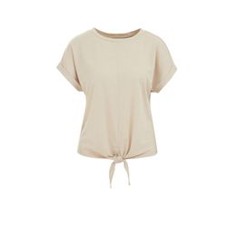WE Fashion T-Shirt Damen Gr&ouml;&szlig;e L beige