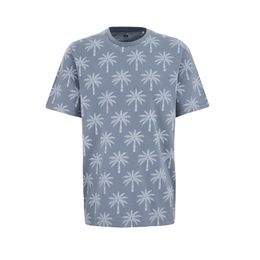 WE Fashion T-Shirt Herren Gr&ouml;&szlig;e M opal / taubenblau