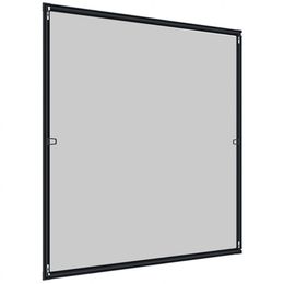 Windhager Insektenschutz Plus Rahmenfenster Anthrazit, 100x120 cm