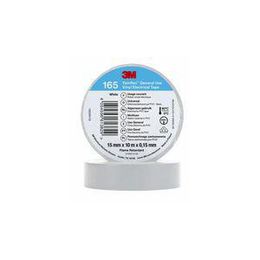 3M Isolierband, Temflex 165, PVC, 15mm x 10m, Weiss - 7100184731