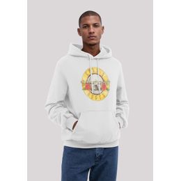 Kapuzenpullover F4NT4STIC "Guns 'n' Roses Vintage Logo Rock Music Band", Herren, Gr. XS, weiß (off, weiß), Obermaterial: 80% Baumwolle, 20% Polyester, relaxed fit, Pullover, Premium Qualität
