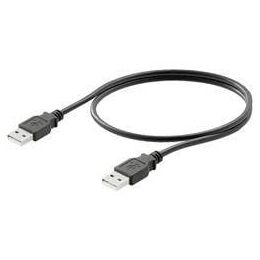 Weidm&uuml;ller USB-Kabel USB-A Stecker 3.00 m Schwarz PVC-Mantel 1993550030