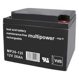 Multipower MP26-12I / 12V 26Ah Blei Akku AGM mit VdS Zulassung