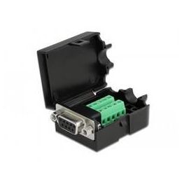 Delock 66265 VGA Adapter [1x D-SUB-Buchse 9pol. - 1x Buchse] Schwarz 0 m