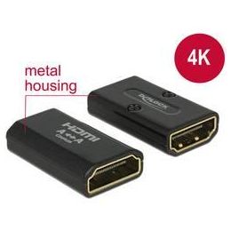 Delock 65659 HDMI Adapter [1x HDMI-Buchse - 1x HDMI-Buchse] Schwarz 0 m
