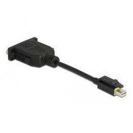Delock 65979 DisplayPort / DVI Adapter [1x Mini-DisplayPort Stecker - 1x DVI-Buchse 24+5pol.] Schwarz 0.15 m