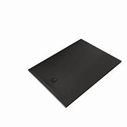 Kludi TERRA Duschwanne 08DW1639 100 x 140 x 3 cm, Abflussabdeckung inkl. Mattschwarz