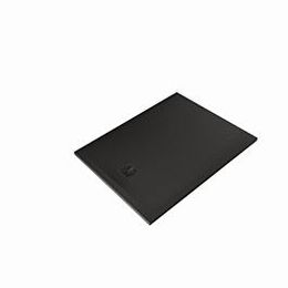 Kludi TERRA Duschwanne 09DW0739 90 x 120 x 3 cm, Abflussabdeckung inkl. Mattschwarz