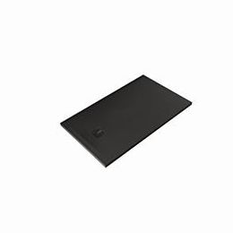 Kludi TERRA Duschwanne 08DW0239 70 x 120 x 3 cm, Abflussabdeckung inkl., Mattschwarz