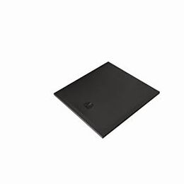 Kludi TERRA Duschwanne 09DW0839 90 x 100 x 3 cm, Abflussabdeckung inkl. Mattschwarz
