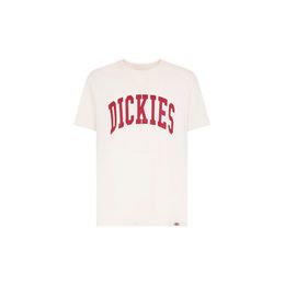 Dickies T-Shirt 'Aitkin' Herren Gr&ouml;&szlig;e XL hellbeige / rot