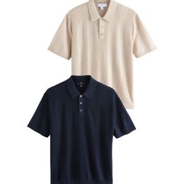 next Shirt Herren Gr&ouml;&szlig;e XXXL beige / navy