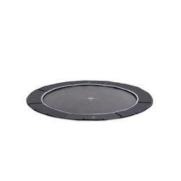 EXIT Dynamic ebenerdiges sports Trampolin &oslash;427cm - schwarz