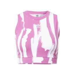 adidas originals Top 'Thebe Magugu' Damen Gr&ouml;&szlig;e L lila / wei&szlig;