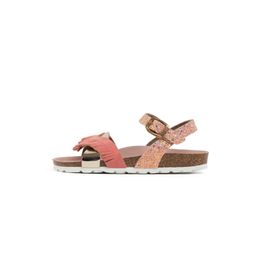 Bayton Sandale 'Franny' M&auml;dchen Gr&ouml;&szlig;e 32 beige / gold / pink