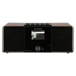 Telestar DIRA S 32i CD CD-Radio DAB+, UKW, Internet DLNA, WLAN, USB, CD, Bluetooth&reg;, Internetradio Inkl. Fernbedienung Holz (dunkel)