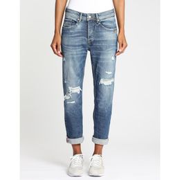 Gang Boyfriend-Jeans »Jeans Boyfriend 94NICA CROPPED« blau 24 - Normalgrößen Normalgrößen 24 Das weibliche Pendant zur Herrenhose Nico