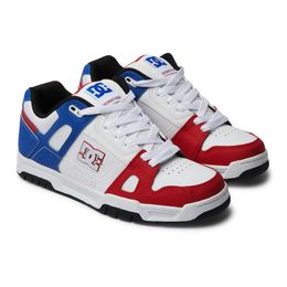 DC Shoes Sneaker »Stag« Red/White/Blue 9(42) 9(42) Leder-, Nubukleder- oder Wildlederobermaterial...