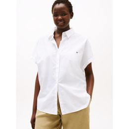 Tommy Hilfiger Curve Kurzarmbluse »CRV POPLIN SLEEVELESS RLXD SHIRT« Th Optic White 54 54 Poplinbluse von Tommy Hilfiger Curve