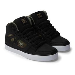 DC Shoes Sneaker »Pure High-Top« Black/Black/Green 8,5(41) 8,5(41) Leder-, Nubukleder- und/oder Wildlederobermaterial
