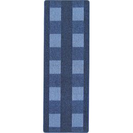 ANDIAMO L&auml;ufer &raquo;Dijon, Made in Netherlands&laquo; rechteckig 6 mm H&ouml;he Teppich-L&auml;ufer, modernes Design, ideal im Flur & Schlafzimmer blau Obermaterial:...