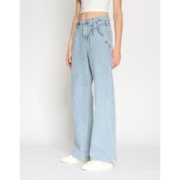 Gang Weite Jeans &raquo;Jeans Wide Fit 94SILVIA WIDE&laquo; denim hellblau 26 - Normalgr&ouml;&szlig;en Normalgr&ouml;&szlig;en 26 Wide Fit Hose mit hoher Leibh&ouml;he und normaler...
