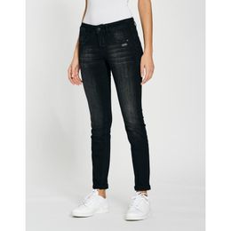 Gang Skinny-fit-Jeans &raquo;Jeans Skinny fit 94NELE&laquo; black denim 28 - Normalgr&ouml;&szlig;en Normalgr&ouml;&szlig;en 28 Skinny Fit Jeans mit mittlerer Leibh&ouml;he und normaler...