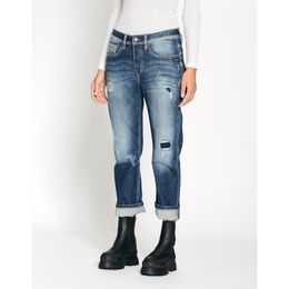 Gang Boyfriend-Jeans »Jeans Boyfriend 94NICA CROPPED« blau 28 - Normalgrößen Normalgrößen 28 Das weibliche Pendant zur Herrenhose 94Nico