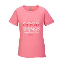 G.I.G.A. by Killtec G.I.G.A. DX BY KILLTEC T-Shirt »GS 48 WMN TSHRT« Damen T-Shirt mit hohem Baumwollanteil und Brustprint hellpink 36 36 Leichtes Damen T-Shirt