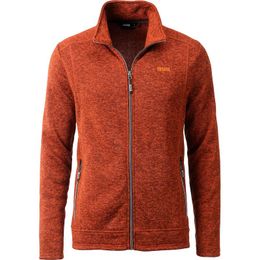 DEPROC Active Strickfleecejacke »KIRKVALE X MEN« auch in Großen Größen erhältlich red XL (54) XL (54) Leichte Herren Basic Fleecejacke mit Stehkragen