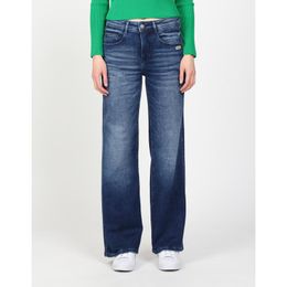 Gang Weite Jeans &raquo;Jeans Wide Fit 94AMELIE WIDE&laquo; denim blau 32 - Normalgr&ouml;&szlig;en Normalgr&ouml;&szlig;en 32 Wide Fit Jeans mit mittlerer Leibh&ouml;he und normaler...