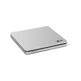 GP70NS50 SLIM, externer DVD-Brenner silber, extern, USB 2.0, 5,25"