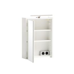 Tchibo - Spiegelschrank »Katta« - 43,5x16x64cm - weiß - Holz / Metall