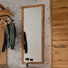 Pharao24.de Flurspiegel aus Wildeiche Massivholz rustikalen Landhausstil