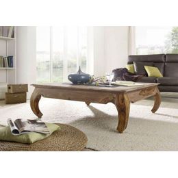Couchtisch Sheesham 120x120x40 braun lackiert OPIUM #633