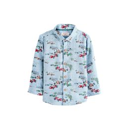 next Button Up Shirt boy Blue size 5-6 yrs