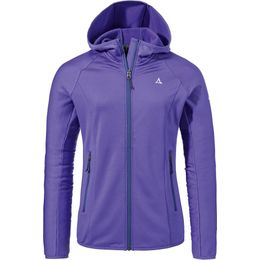 Sch&ouml;ffel Sch&ouml;ffel Funktionsfleecejacke 'Cascata' Damen Gr&ouml;&szlig;e 4XL lila / wei&szlig;