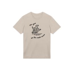 F4NT4STIC Shirt 'See You On The Next Wave' male Beige size M