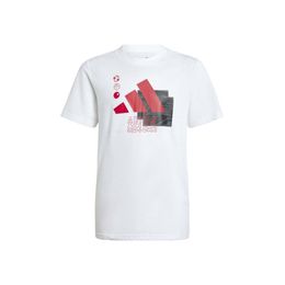 adidas Sportswear Performance Shirt 'J-Zug' boy White size 164