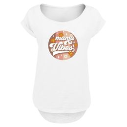 F4NT4STIC Shirt 'Mothers Day Mama Vibes Vintage Inspired Motherhood' female White size XS