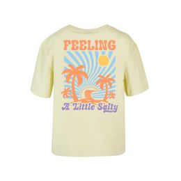 F4NT4STIC T-Shirt 'Feeling a Little Salty Summer' Damen Gr&ouml;&szlig;e M hellblau / hellgelb / lila / orange