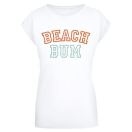 F4NT4STIC T-Shirt 'Beach Bum' Damen Gr&ouml;&szlig;e XXXL azur / rot / wei&szlig;