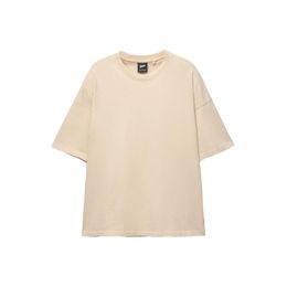 Pull&Bear Pull&Bear T-Shirt 'STWD' Herren Gr&ouml;&szlig;e S sand