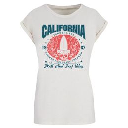 F4NT4STIC Shirt 'California skull summer vibes' female Beige size S