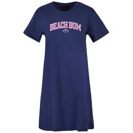 F4NT4STIC Kleid 'Beach Bum Summer Varsity Retro' Damen Gr&ouml;&szlig;e 34 dunkelblau / altrosa Winterkleid