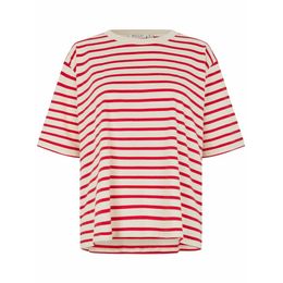 Masai T-shirt 'MaDoreann' Damen Gr&ouml;&szlig;e M beige / rot