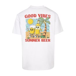 F4NT4STIC T-Shirt 'Summer Time Vintage Beer Cartoon' Herren Gr&ouml;&szlig;e S hellbraun / gelb / gr&uuml;n / rot / wei&szlig;
