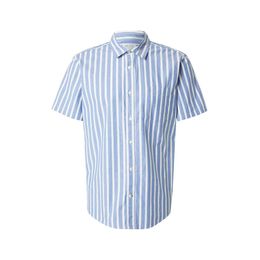 GAP Button Up Shirt male Blue, White size XXL