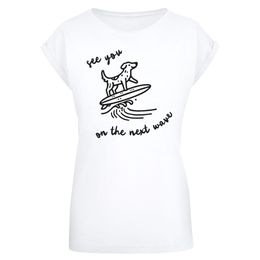 F4NT4STIC Shirt 'See You On The Next Wave' female White size XXXL